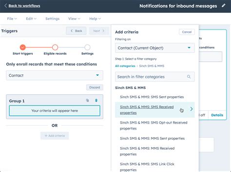 Hubspot Create Notifications For Inbound Messages Sinch Engage