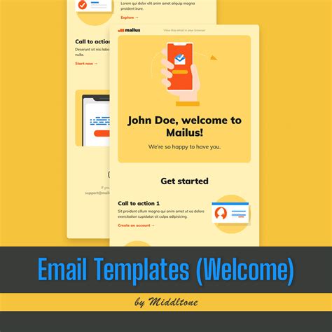 welcome email templates masterbundles
