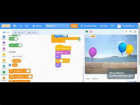 Scratch Tutorial Balloon Popping Game Part YouTube