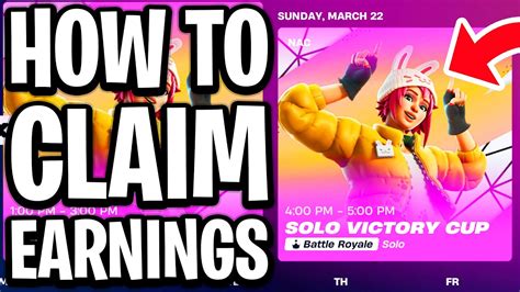 How To Claim Earnings From Fortnite Full Guide Youtube