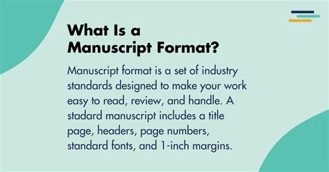 Manuscript Format Templates Tips And Examples Fictionary