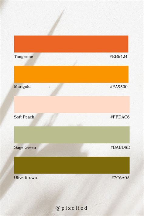 Green And Orange Tone Color Palette Color Scheme Generator Orange
