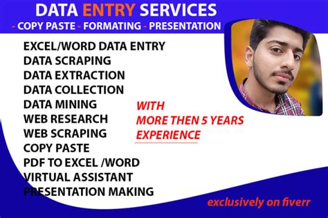 do data entry copy paste web scraping data collection by iamusama882