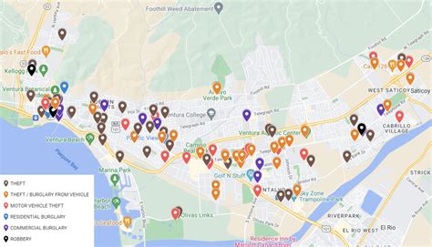 Community Crime Map Ventura Ca