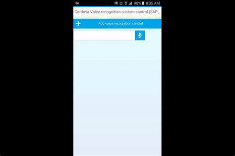 Sapui5 Cordova Speech Recognition Input Control Youtube