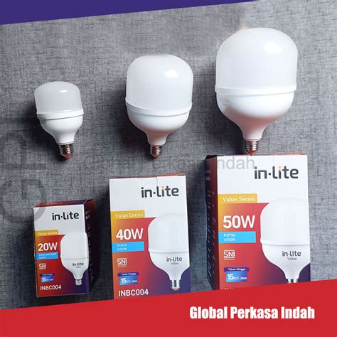 Jual Inlite Lampu Capsule Led Bulb W Inbc Putih Shopee Indonesia