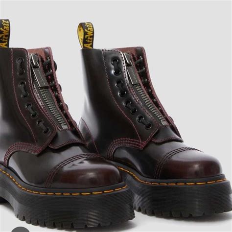 Dr Martens Shoes Iso Sinclair Arcadia Doc Martens In Cherry Red