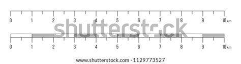 Creative Vector Illustration Map Scale Line Stock Vector Royalty Free Shutterstock