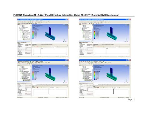 Fluent Overview 4 1 Way Fluid Structure Interaction Using Fluent12 And