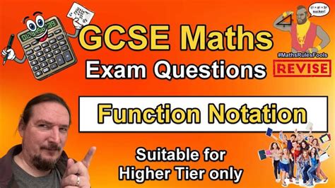 Function Notation Gcse Maths Exam Questions Higher Tier Only Gcse