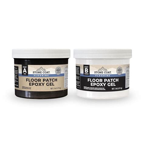 Floor Patch Epoxy Gel Kit 4 Lb 150 To 200 Sq Ft Coverage Strong And