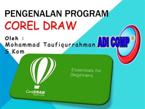 Pengenalan Program Corel Drawppt