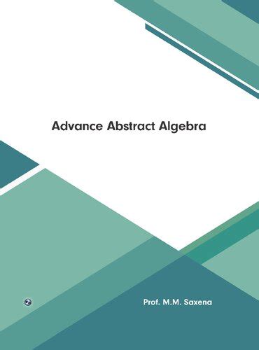 Advance Abstract Algebra Pdfepub Version Controses Store