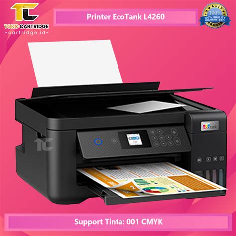 Jual Printer Ink Tank L4260 Print Scan Copy All In One A4 Wireless L