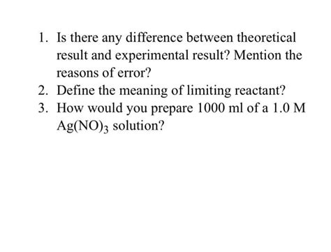 solved limiting reactant experiment note write the