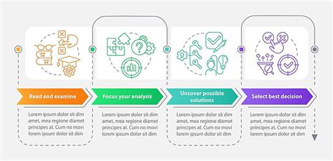 Elements Of Case Study Rectangle Infographic Template Sequence Design