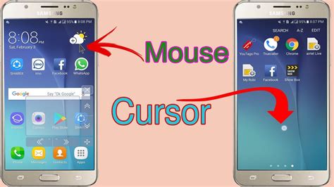 All The Ways To Display The Pointer On The Android Touchscreen