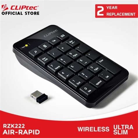 Promo Cliptec Rzk222 Rzk 222 Keyboard Numeric Keypad Wirelesss Air