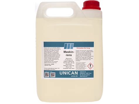 Køb Unican Maskinrens 5 Ltr Hos Jnf Webshop