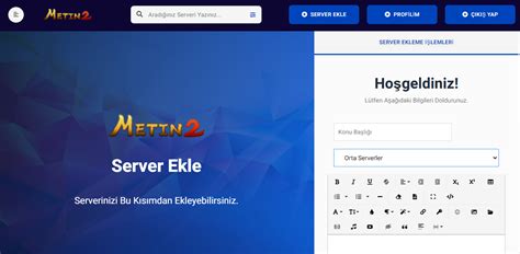 Metin2 Pvp Tanıtım Scripti 2021 Gameograf Wm Aracı