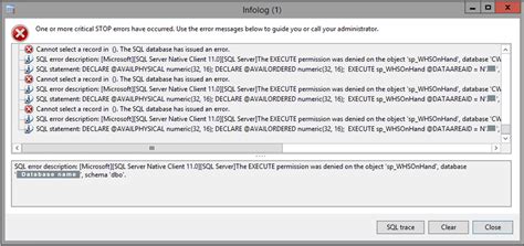 SOLVED The EXECUTE Permission Was Denied On The Object