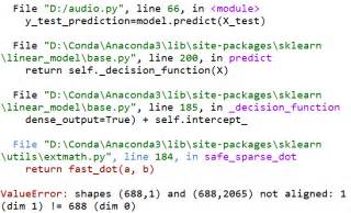 Python How To Fix Multi Output Linear Regression Predict The Dim Is