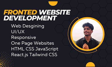 Be Your Frontend Web Developer By Bitsonymous Fiverr