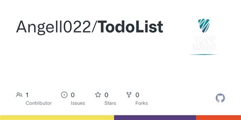 GitHub Angell022 TodoList