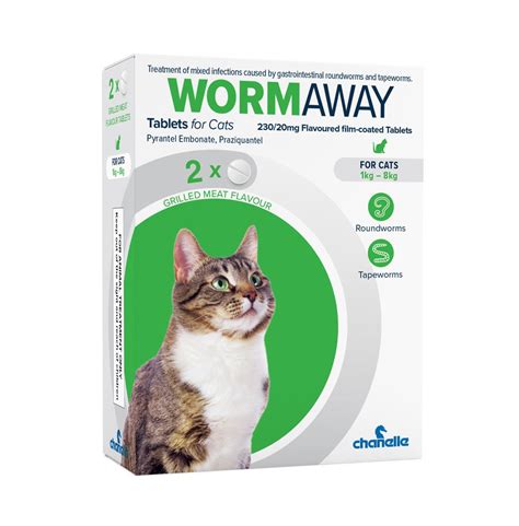 Wormaway Cat Wormer Tablets Pets Plus Pet Shop Cork