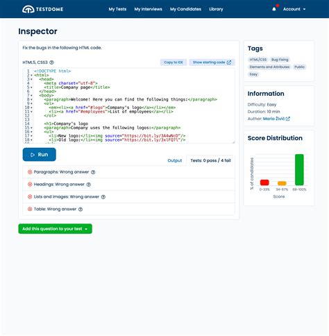 Testdome Smartrecruiters