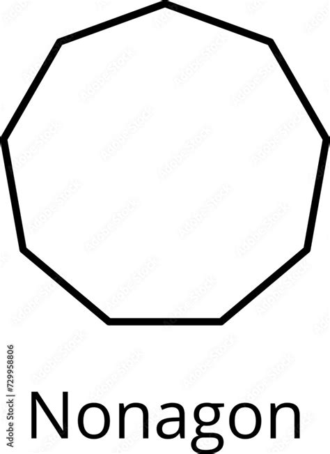 Types Of Polygons Geometry Maths Art Nonagon Mathematical Education