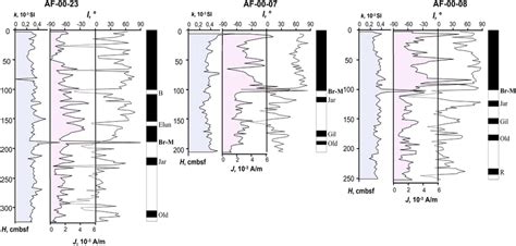 Paleomagnetic Correlation Of Sedimentary Cores Collected During Cruise