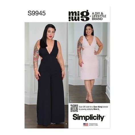Simplicity S9945 Misses Sleeveless Dress And Jumpsuit By Mimi G Style