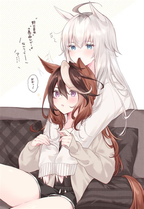 Symboli Rudolf And Oguri Cap Umamusume Drawn By Tetoraoudonoishiize