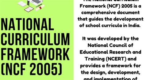 National Curriculum Framework 2005 For Elementary Level Prep With