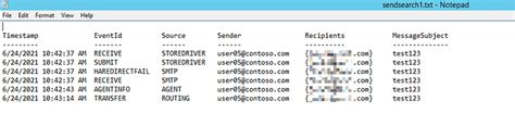 Exchange Management Shell Get MessageTrackingLog Collaboration Spiceworks Community