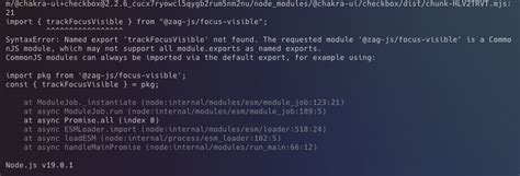 Chakra Cli Does Not Work With Esm Packages · Issue 6661 · Chakra Ui