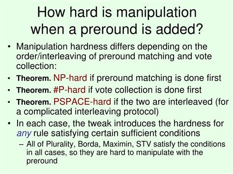 Ppt Tutorial Computational Voting Theory Powerpoint Presentation Free Download Id 513923