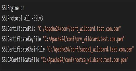 Apache24 Ssl 인증서 설치