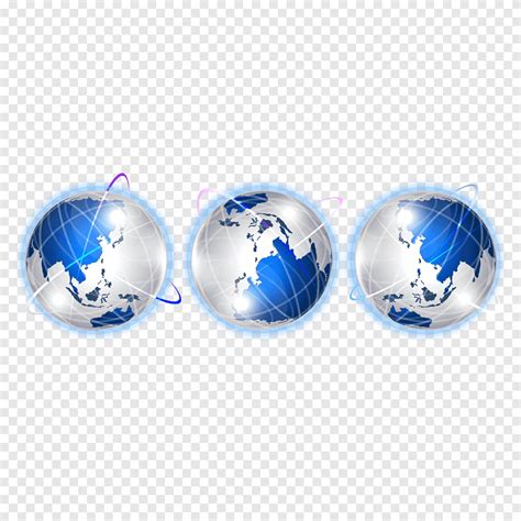 three earth model blue three dimensional png pngegg