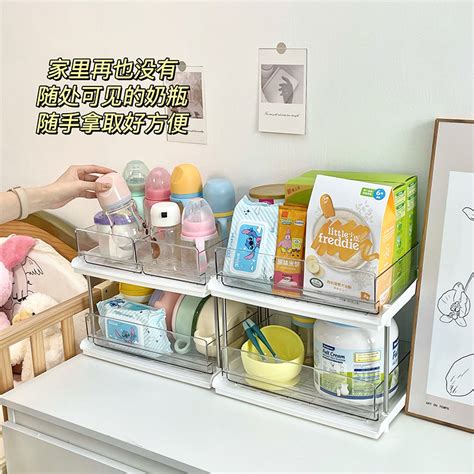 奶瓶置物架宝宝专用婴儿奶粉餐具收纳箱碗筷沥水喂养台辅食收纳盒 虎窝淘