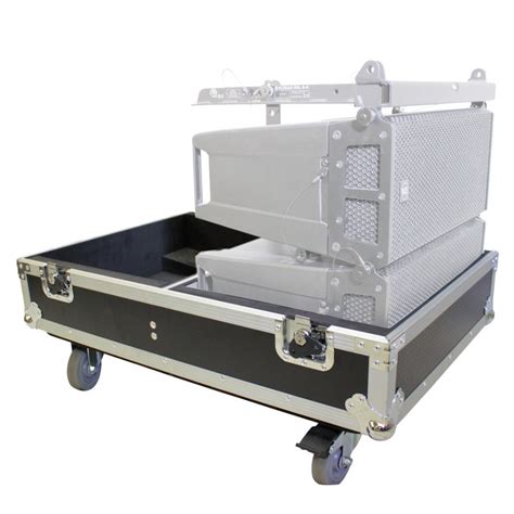 Line Array Flight Case For 4 Rcf Hdl6 A Hdl26 A Speakers Wwheels Gtr