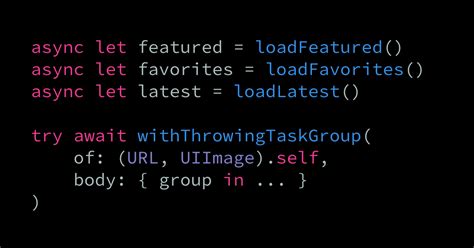 Using Swifts Concurrency System To Run Multiple Tasks In Parallel Swift By Sundell
