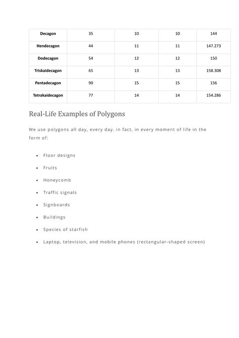What Are Polygons Types Shapes Formulas And Examples Pdf Geography Science