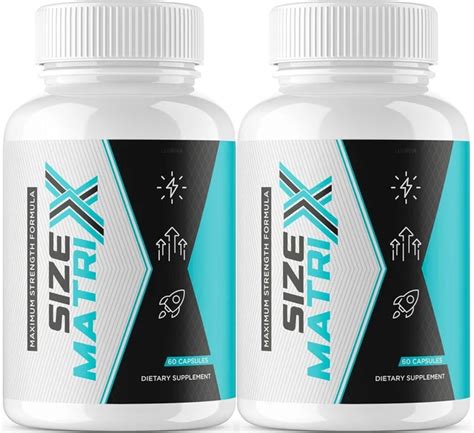 2 Pack Size Matrix Size Matriz 120 Capsules Men Supplement 14795