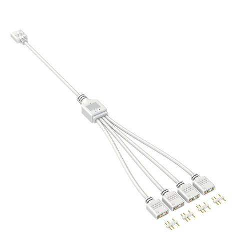 5v argb 3 pin 12v rgb 4 pin motherboard argb splitter extension
