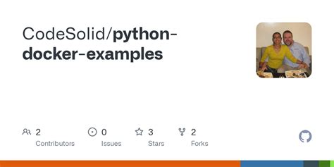 GitHub CodeSolid Python Docker Examples