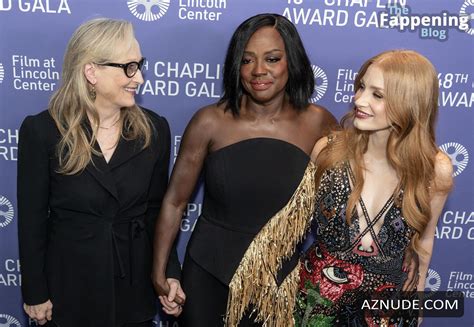 Jessica Chastain Sizzles In Sexy Gown At Chaplin Award Gala Aznude