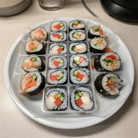 Ice Cube Tray Sushi