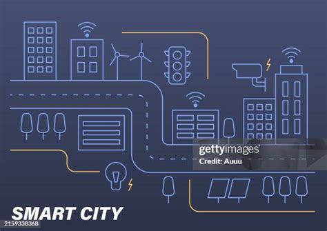 Smart City High Res Vector Graphic Getty Images